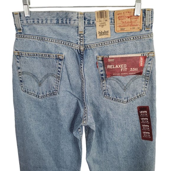 Levi's | Jeans | Levis Nwt Mens Size 34 X 36 Jeans Relaxed Fit Blue ...